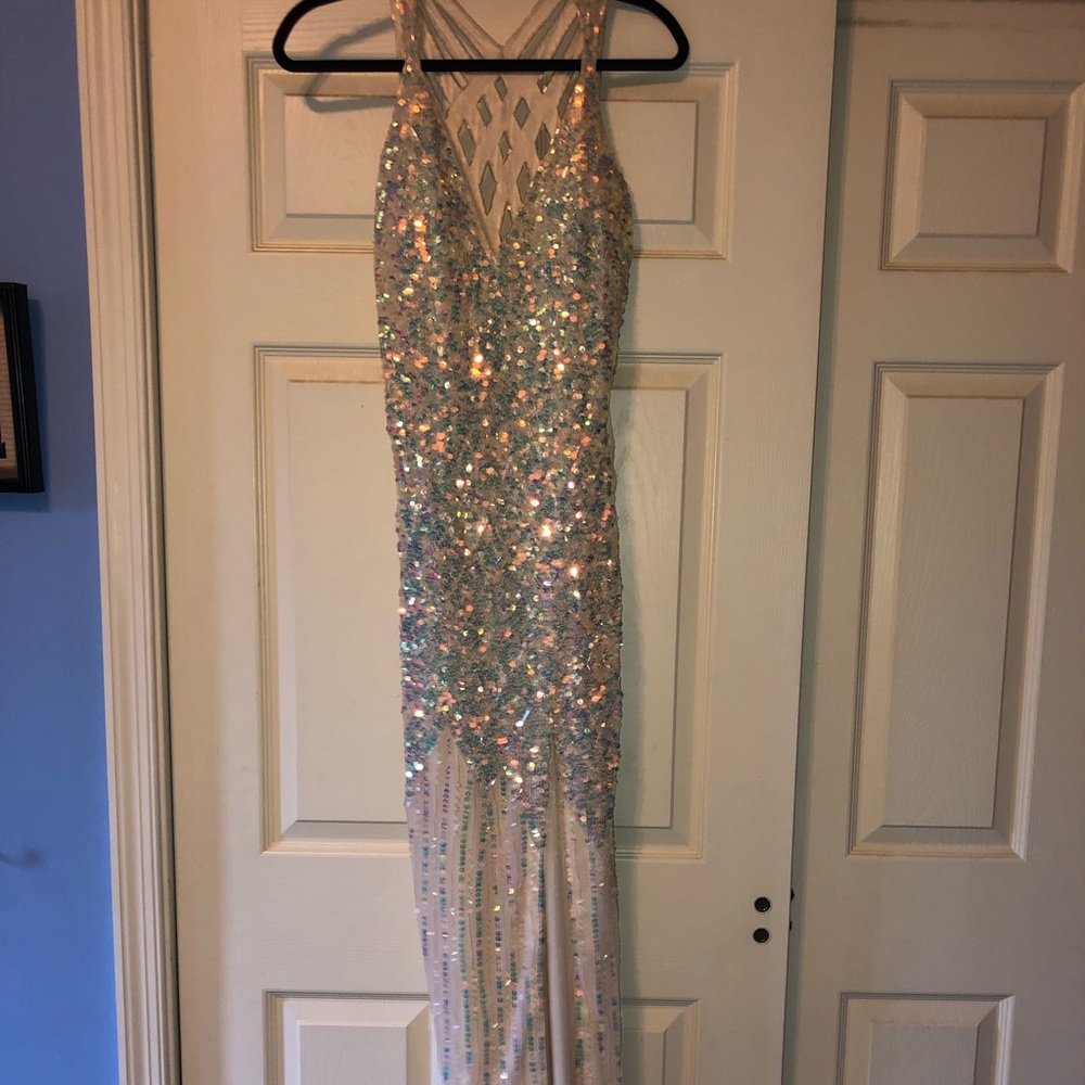 Sequence Prom Dress - Gem